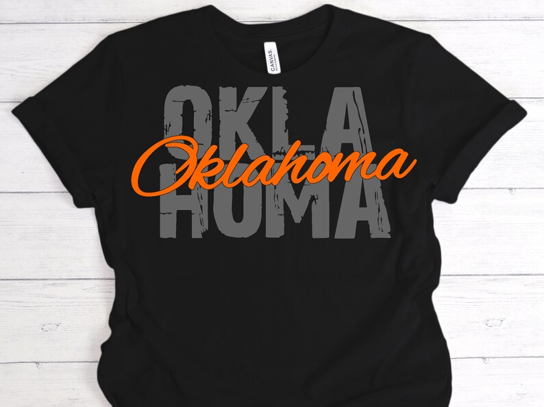 Distressed Oklahoma Svg Svg Png Dxf Eps - Etsy