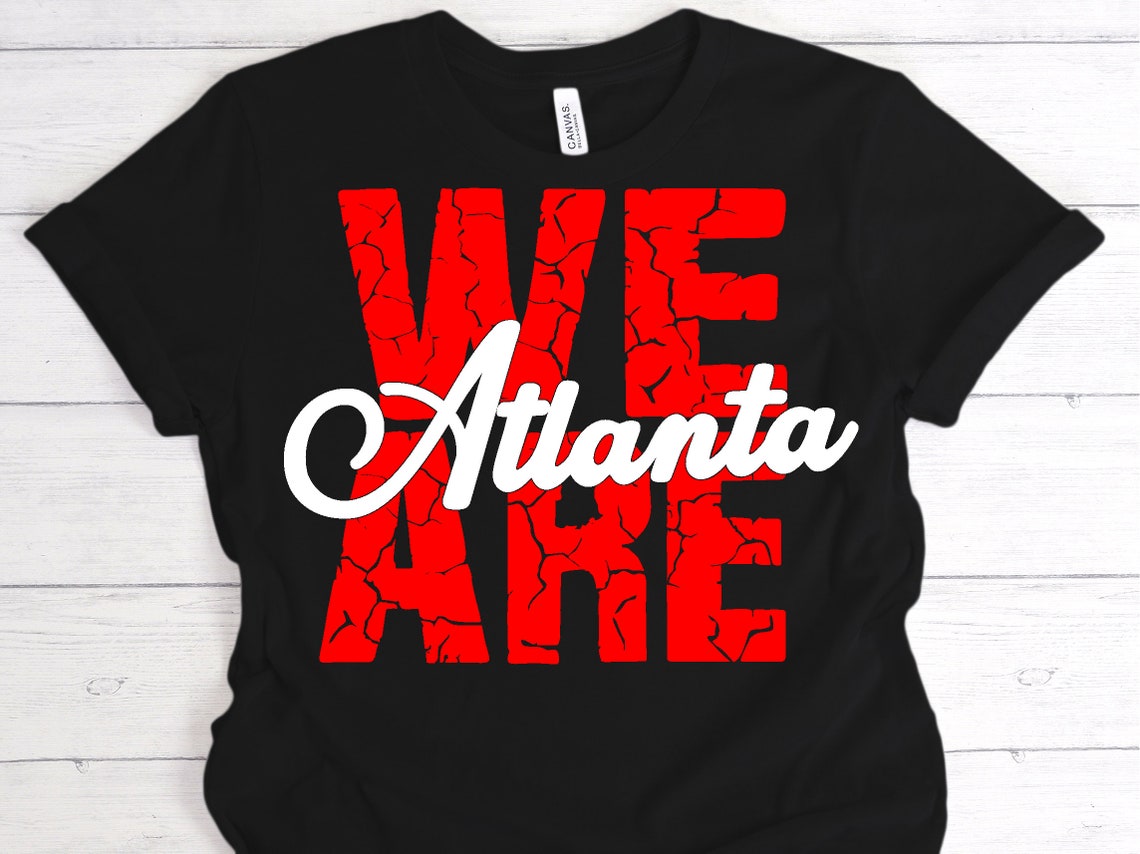 Distressed We Are Atlanta Svg Svg, Png, Dxf, Eps - Etsy