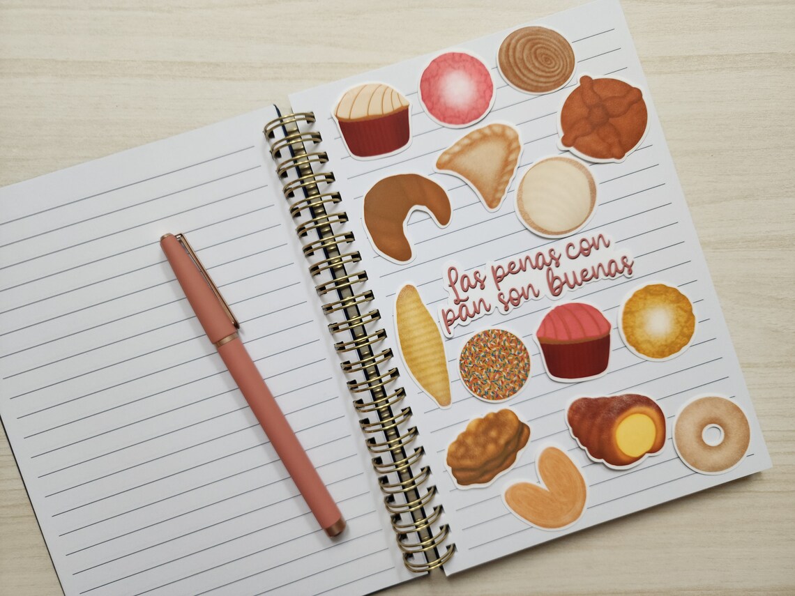 Pan Dulce Pan Dulce Mexicano Postre Mexicano Mexican Bread Sticker Pack ...