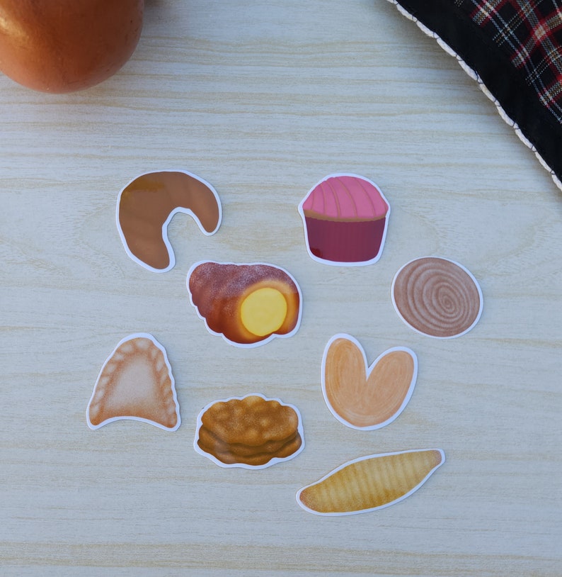 Pan Dulce Pan Dulce Mexicano Postre Mexicano Mexican Bread Sticker Pack ...