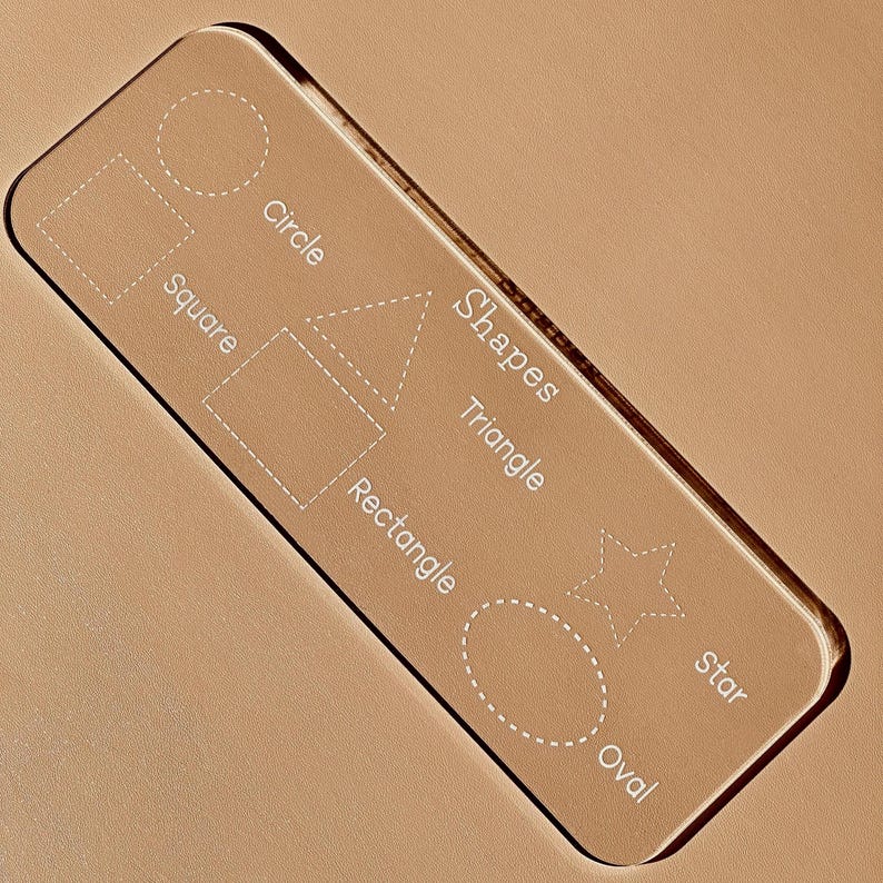Transparent Tracing Board – Alphabet, Numbers, Shapes & Name ...