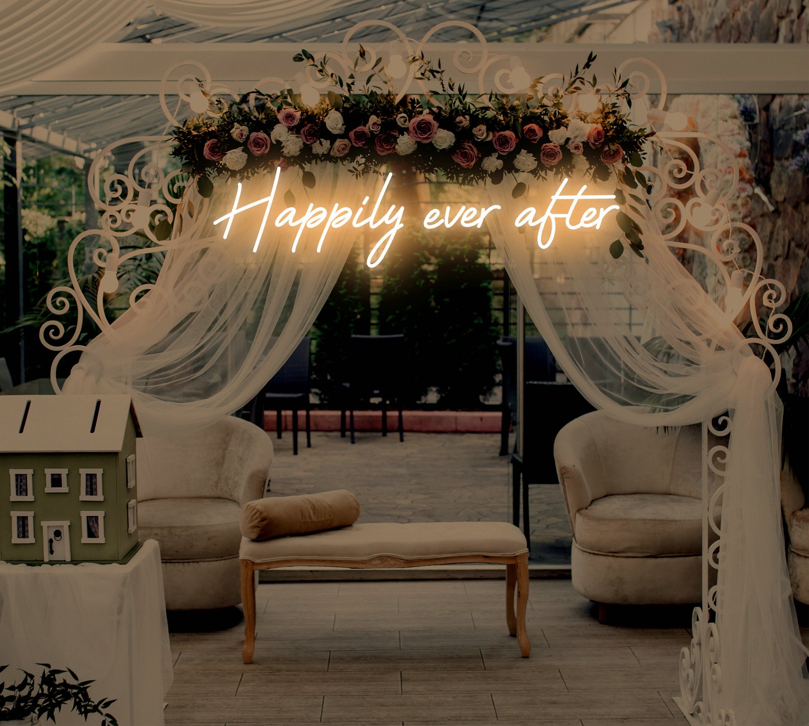 Custom Wedding Initials Neon Sign Wedding Heart With Initials - Etsy