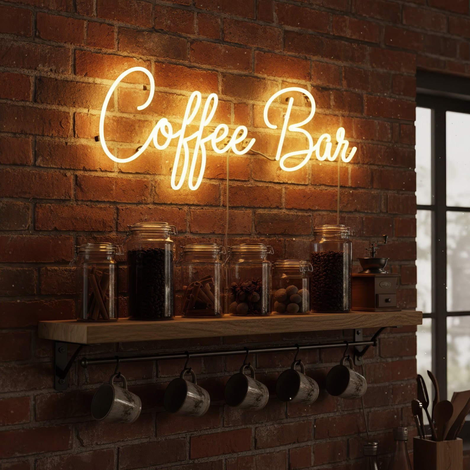 Pantry Neon Sign | Kitchen Organization Decor | Farmhouse Wall Art ...