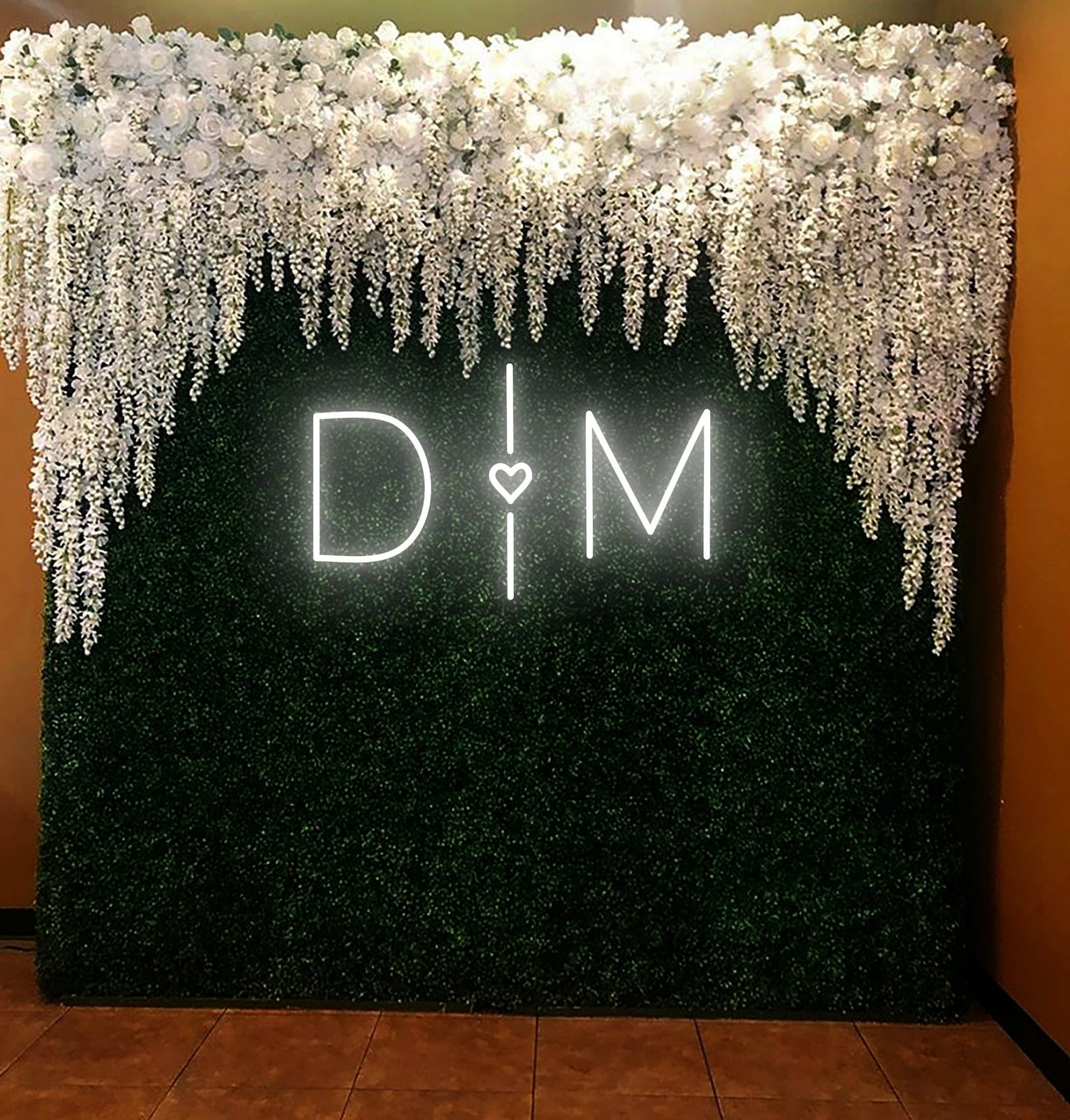 Minimalist Wedding Initials Neon Sign Custom Wedding Initials - Etsy