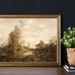 Print | Fall River Landscape Painting, Reproduced From an Original Oil ...