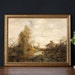 Print | Fall River Landscape Painting, Reproduced From an Original Oil ...