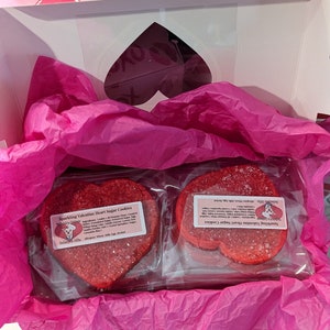 Forever Love Heart-shaped Sugar Cookies, One Dozen 12 - Etsy