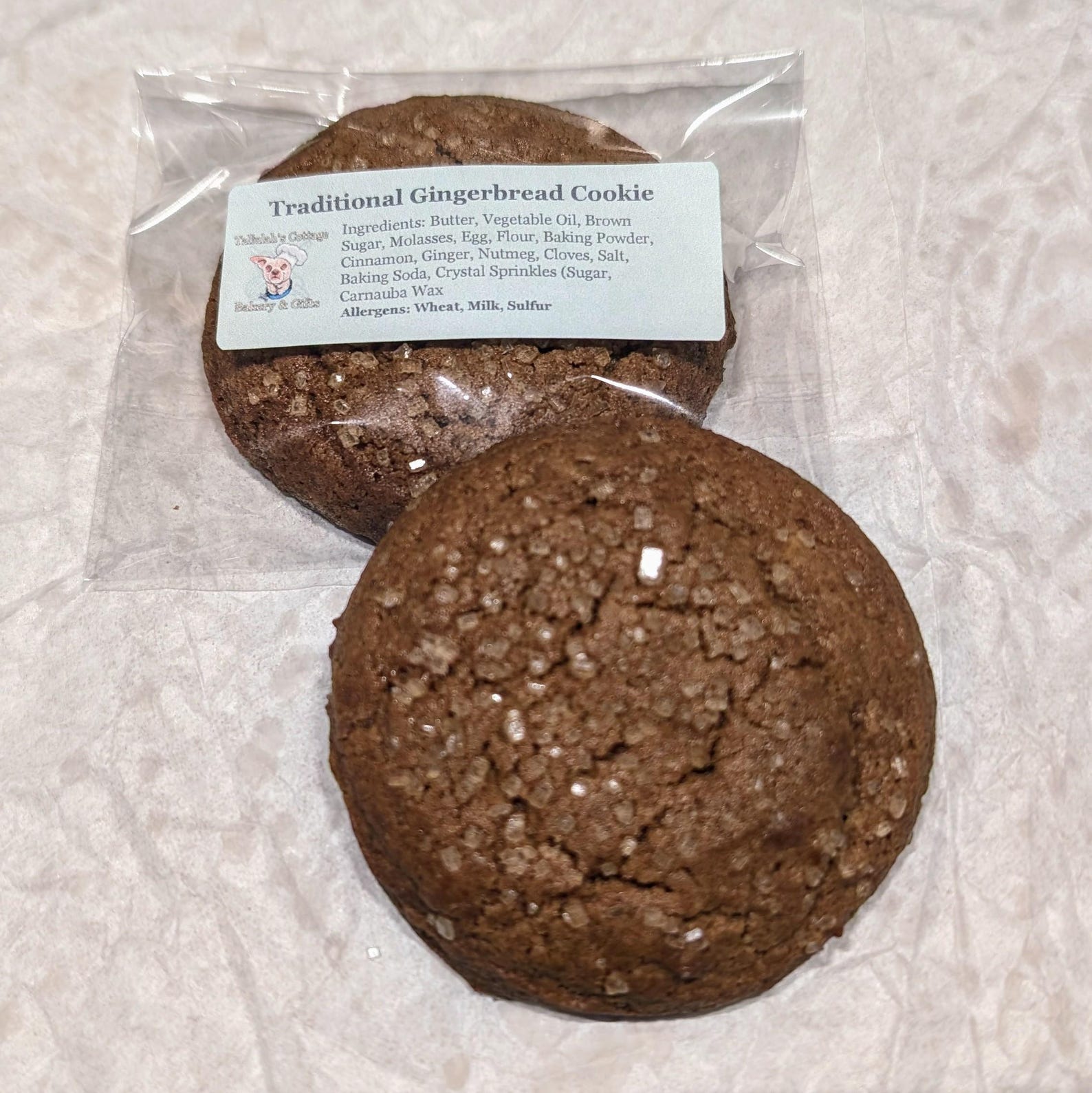 Soft and Chewy Gingerbread Drop Cookies, One Dozen (12) - Etsy