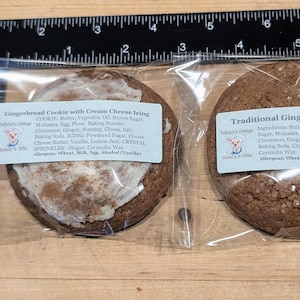 Soft and Chewy Gingerbread Drop Cookies, One Dozen (12) - Etsy