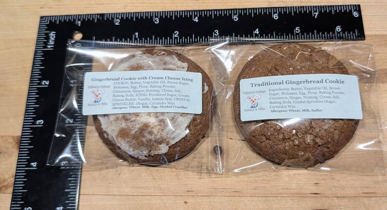 Soft and Chewy Gingerbread Drop Cookies, One Dozen (12) - Etsy