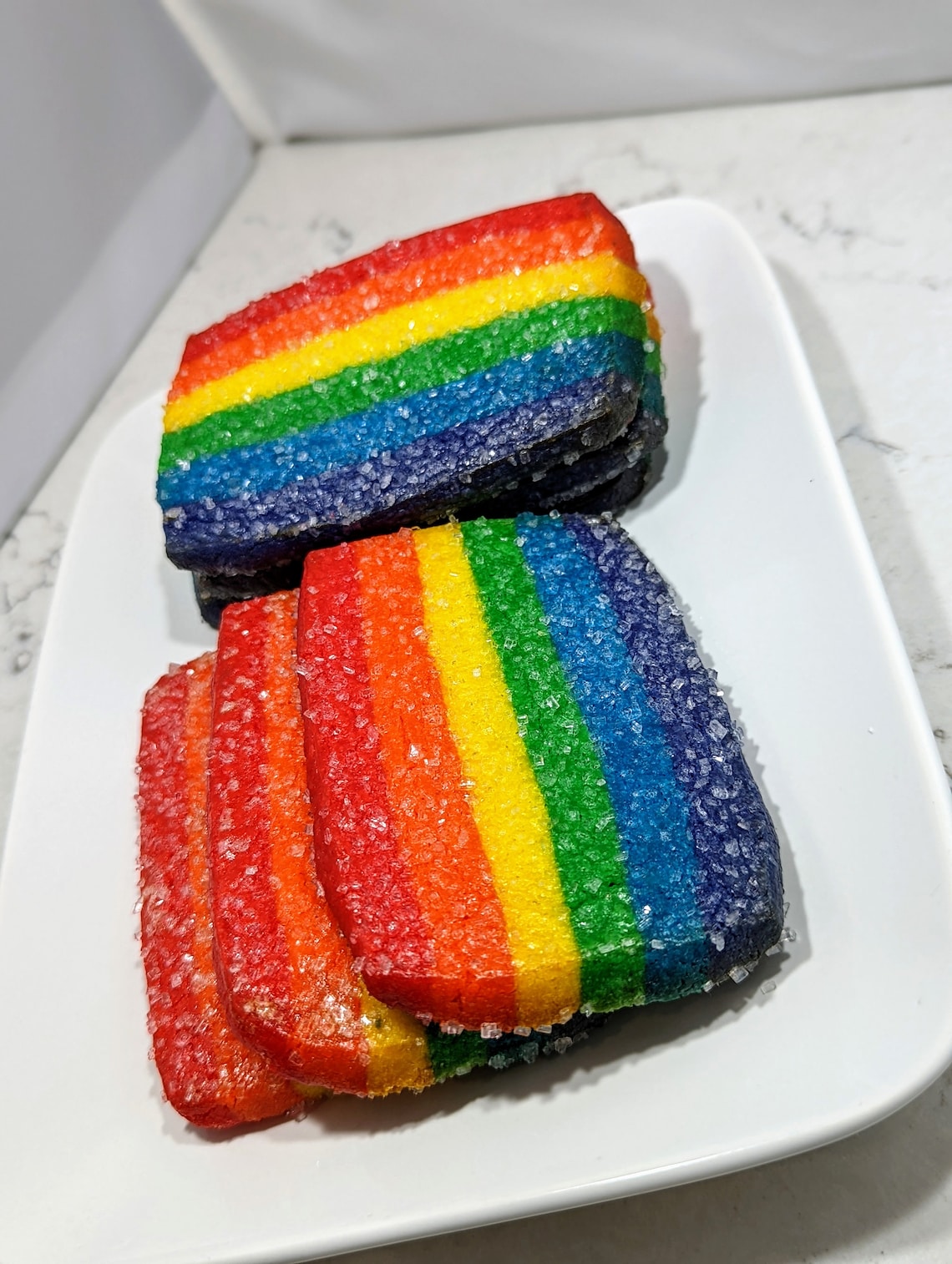 Specialty LGBTQ Sparkling Pride Flag Sugar Cookies One Dozen - Etsy