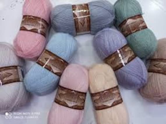 Alize Angora Gold Simli Glitter Wool Yarn Silvery Yarn - Etsy