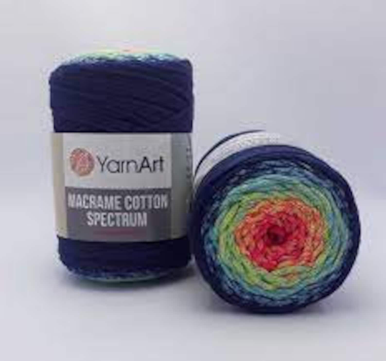 Yarnart Macrame Cotton Spectrum Multicolor Macrame Yarn - Etsy