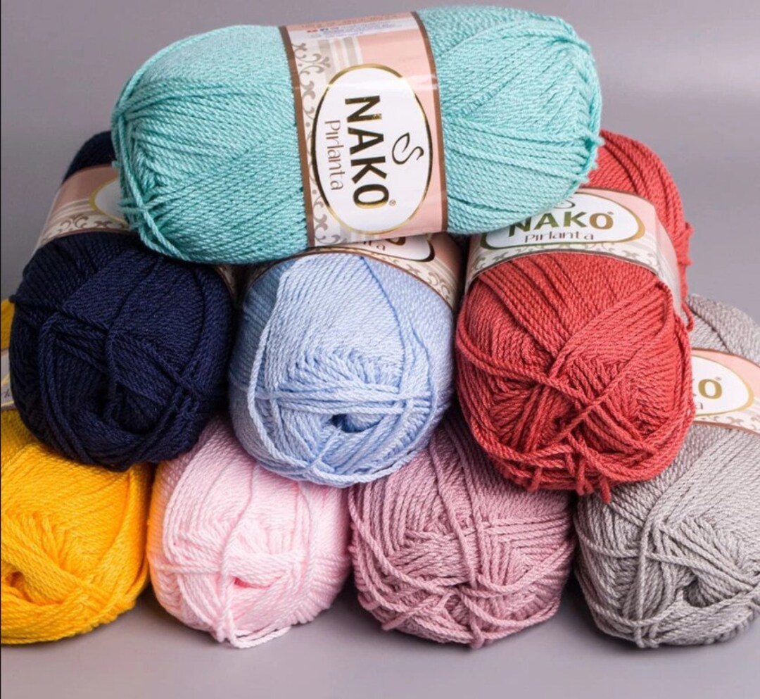Nako Pirlanta, Nako Diamond Yarn, Amigurumi Yarn, 100% Premium Micro ...