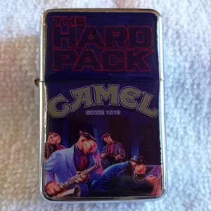 Vintage the Hard Pack CAMEL Flip Top Lighter FREE ENGRAVE - Etsy