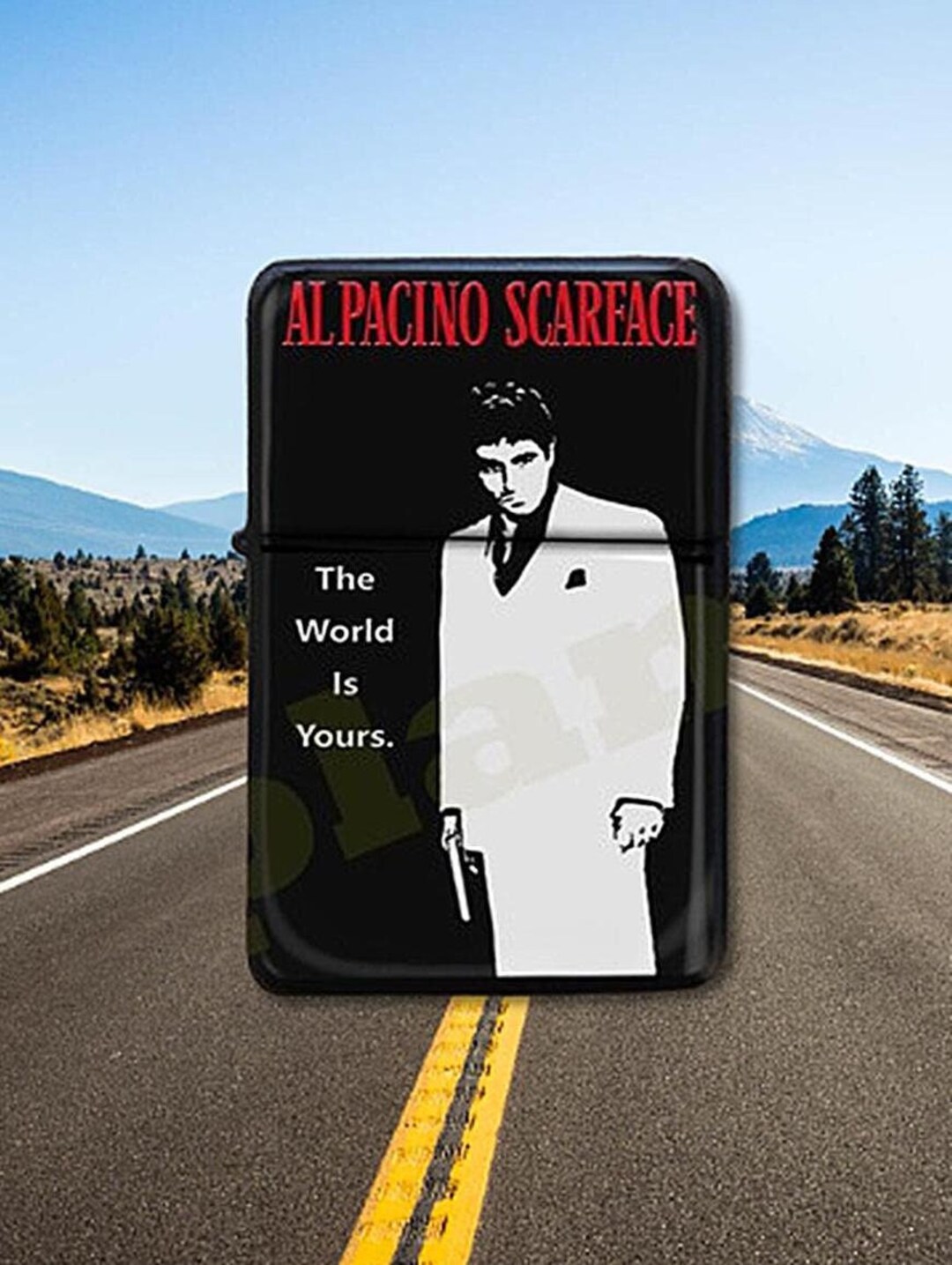 Handmade Vintage Scarface Al Pacino Handicraft Windproof FREE ENGRAVE ...