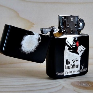 Vintage Engrave Godfather Don Vito Corleone Cigarette FREE ENGRAVE ...