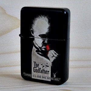 Vintage Engrave Godfather Don Vito Corleone Cigarette FREE ENGRAVE ...