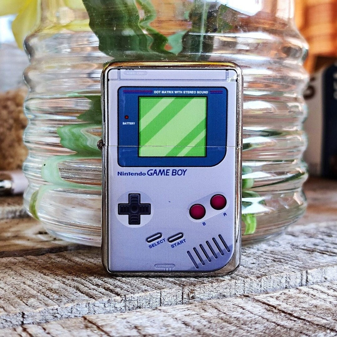 Vintage Nintendo GAME Boy Flip Top Lighter Windproof FREE ENGRAVE ...