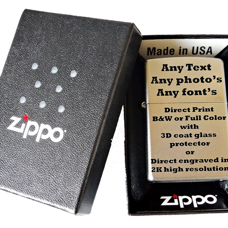 Custom Zippo - Etsy