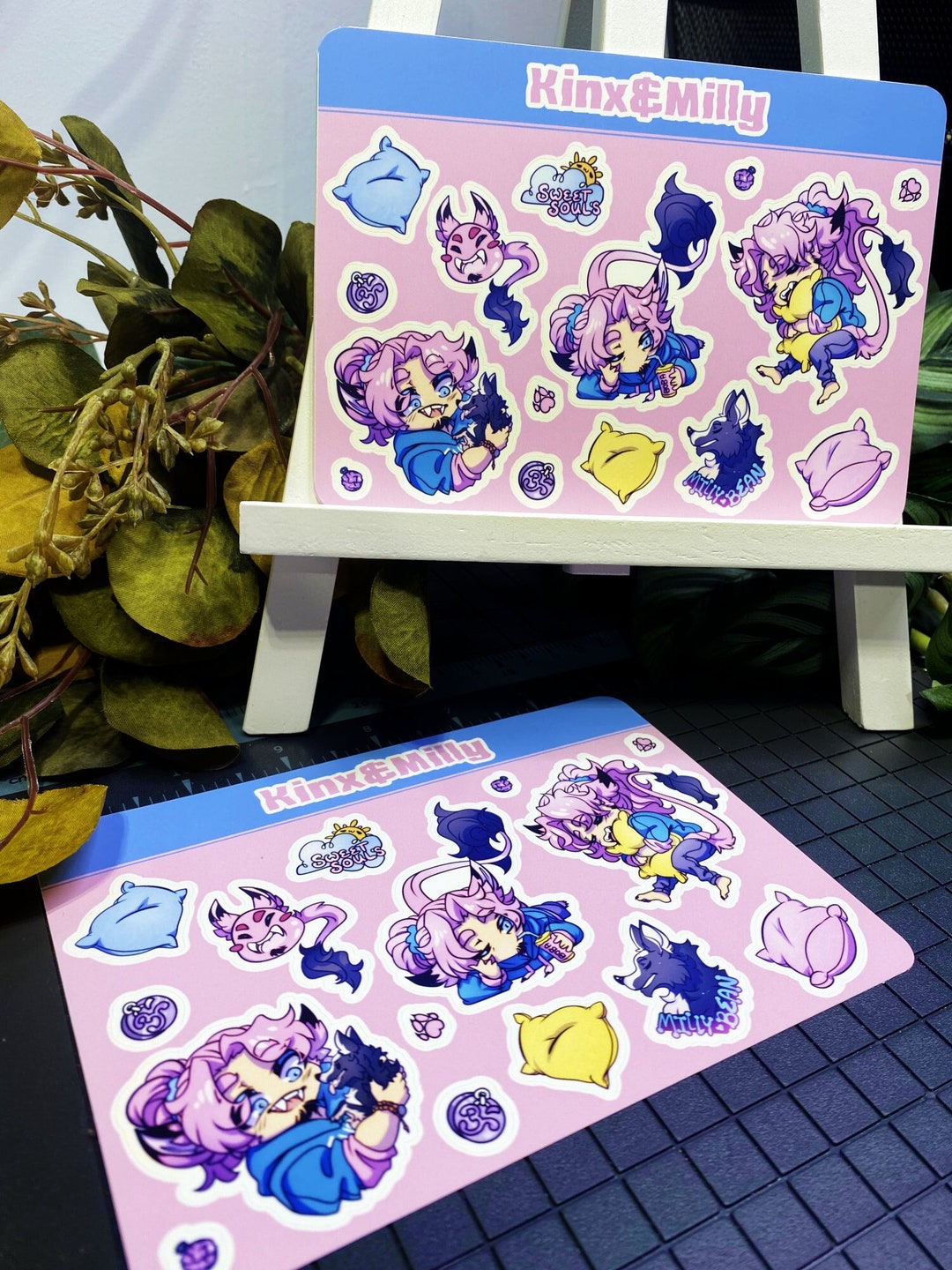 Kinx&milly Sticker Sheet - Etsy
