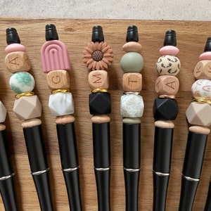 Beadable Pens | Custom Pens | Initials | Personalized Pens | Office ...