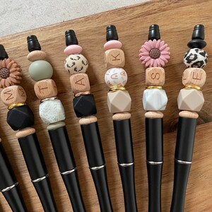 Beadable Pens | Custom Pens | Initials | Personalized Pens | Office ...