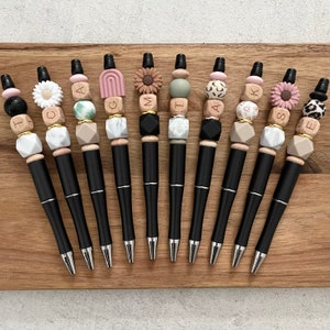 Beadable Pens | Custom Pens | Initials | Personalized Pens | Office ...