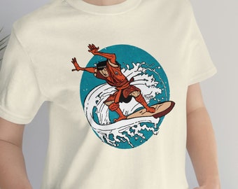 Thai Tattoo Design T-shirt 'crane and Rose Ukiyo-e' - Etsy