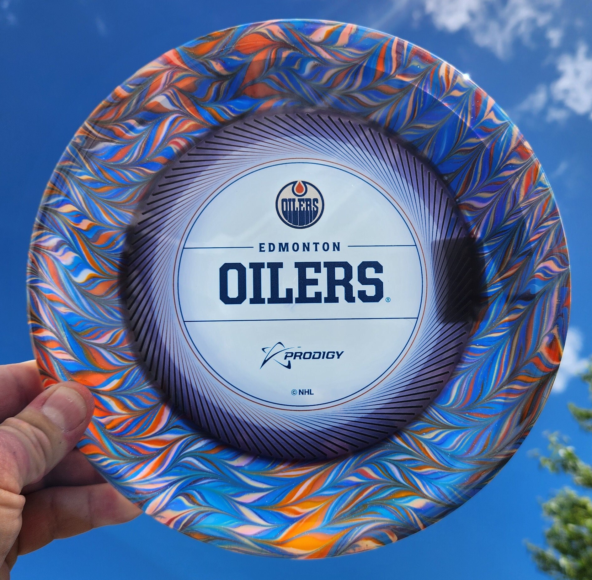 Prodigy 400G Distortion Edmonton Oilers NHL SPIN-O-RAMA Custom Dyed ...