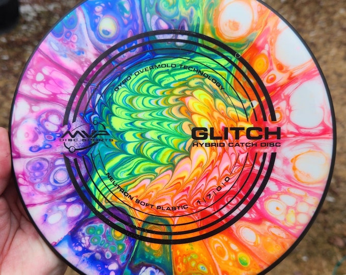 MVP Glitch Hybrid Catch Disc Custom Dyed Disc Golf Disc New Never ...