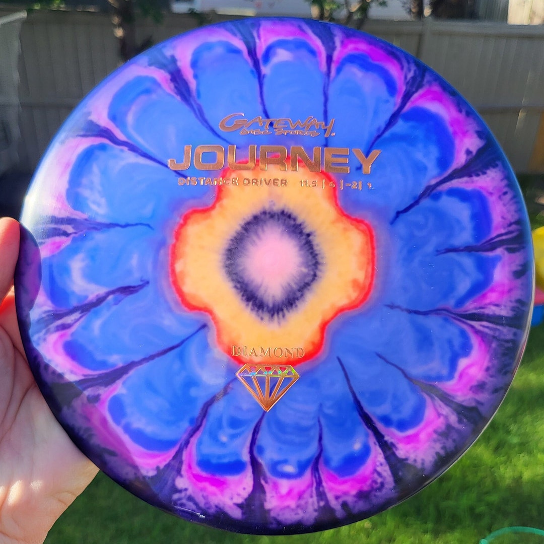 Gateway Discs Diamond Journey Custom Dyed Disc Golf Distance - Etsy