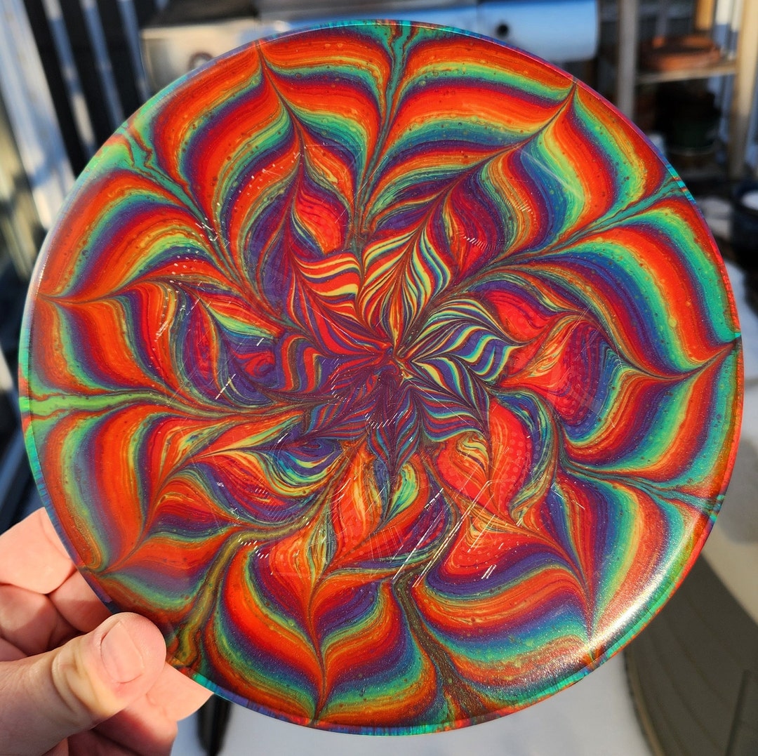 MVP Glow Glitch Hybrid Catch Disc - Custom Dyed Disc Golf Disc - New ...