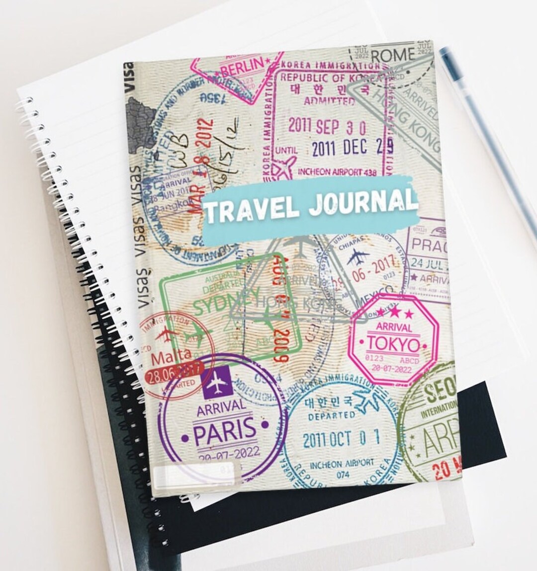 Travel Journal Travel Diary Travel Quote Travel Planner Passport Gifts ...