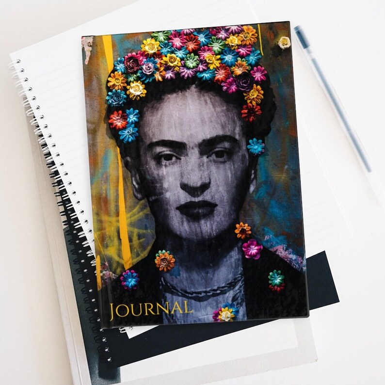 Gratitude Journal Frida Kahlo Diary Manifest Journal Celestial Notebook ...