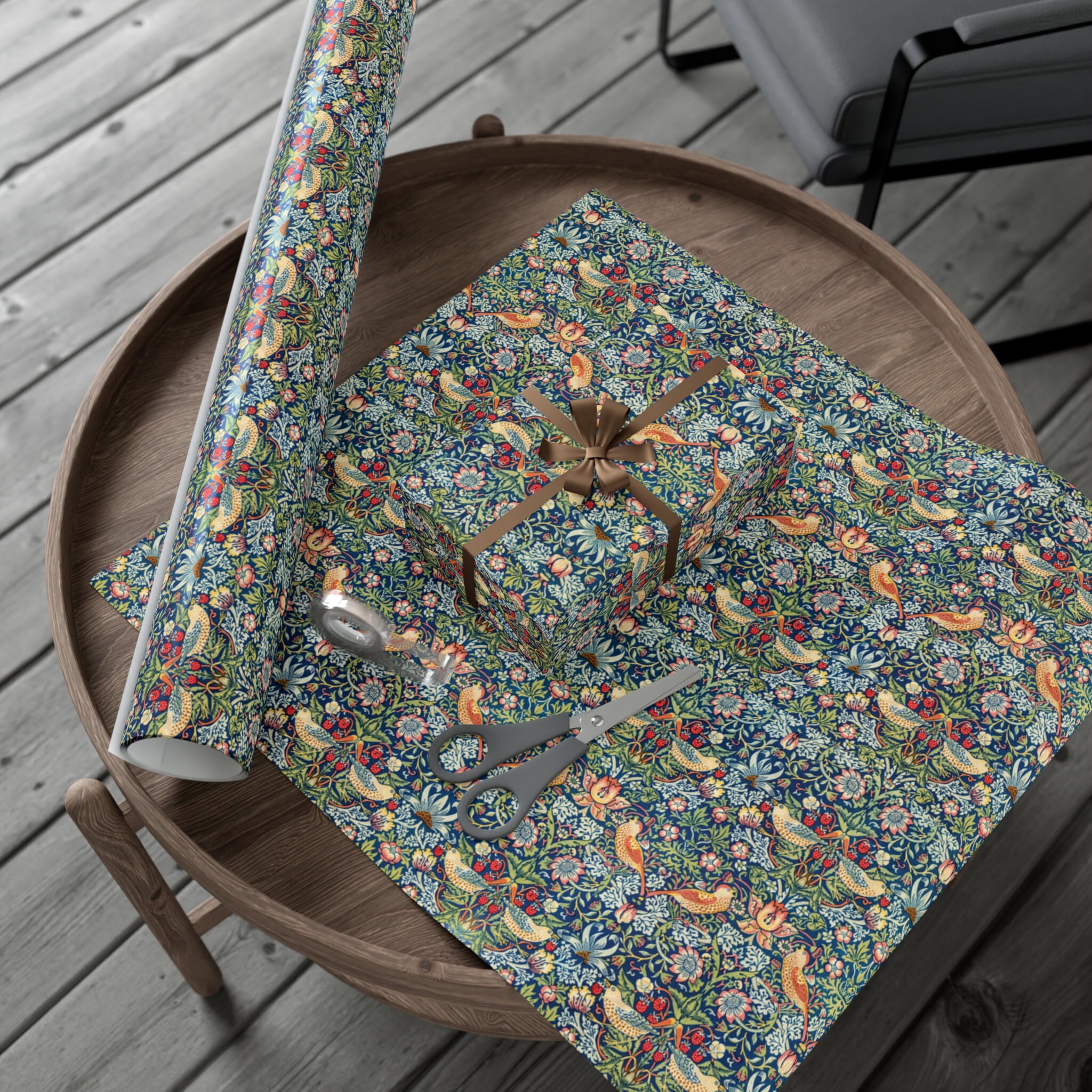 William Morris Gift Wrap Papers Elegant Wrapping Paper 3 Sizes ...