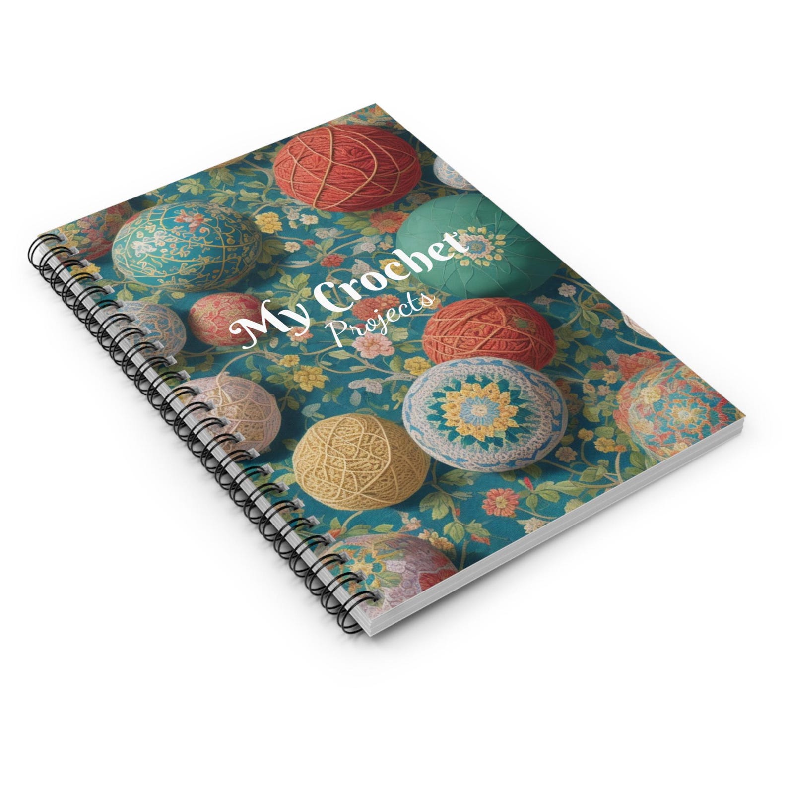 Crochet Project Book Crochet Journal Planner Spiral Notebook Gift for ...