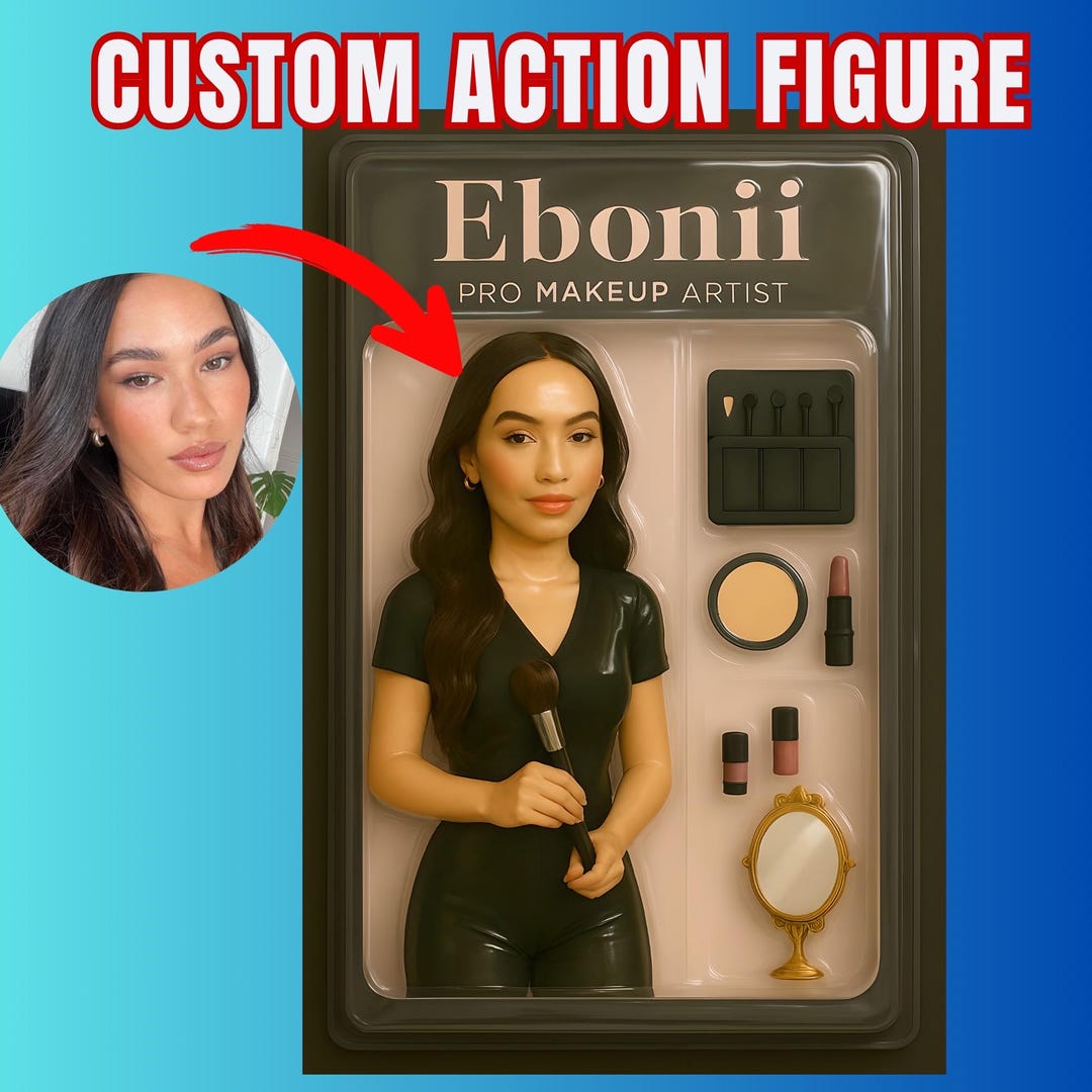 Custom Action Figure Wall Art, Action Figure Canvas Personalized Funny ...