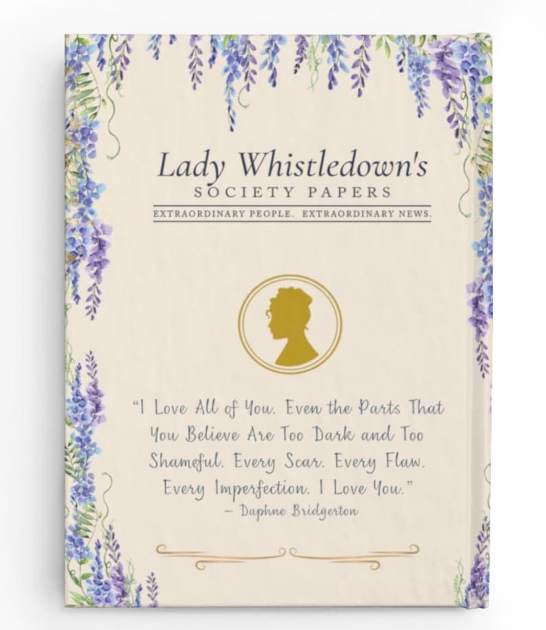 Bridgerton Diary Lady Whistledown Journal Bridgerton Quotes - Etsy