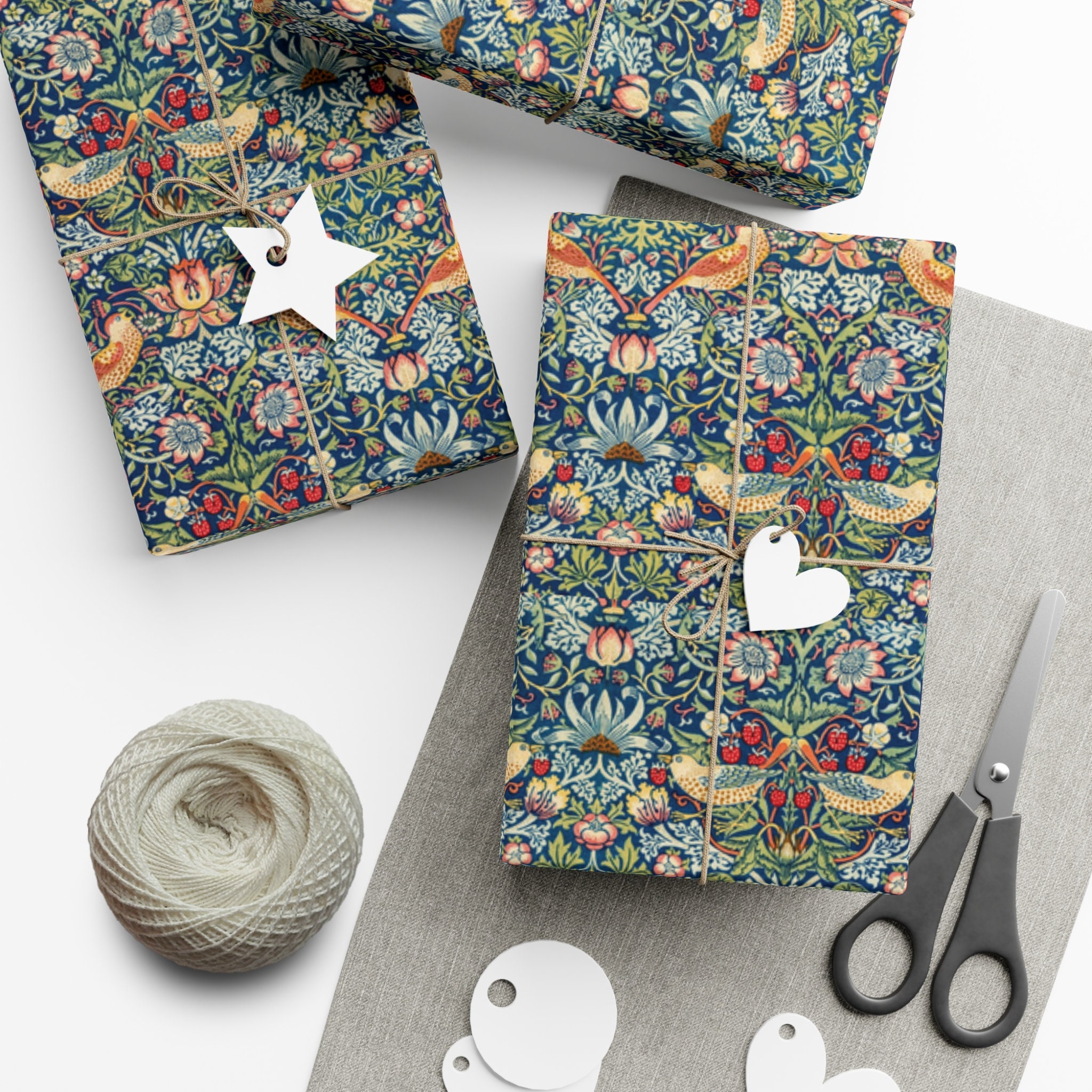 William Morris Gift Wrap Papers Elegant Wrapping Paper 3 Sizes ...