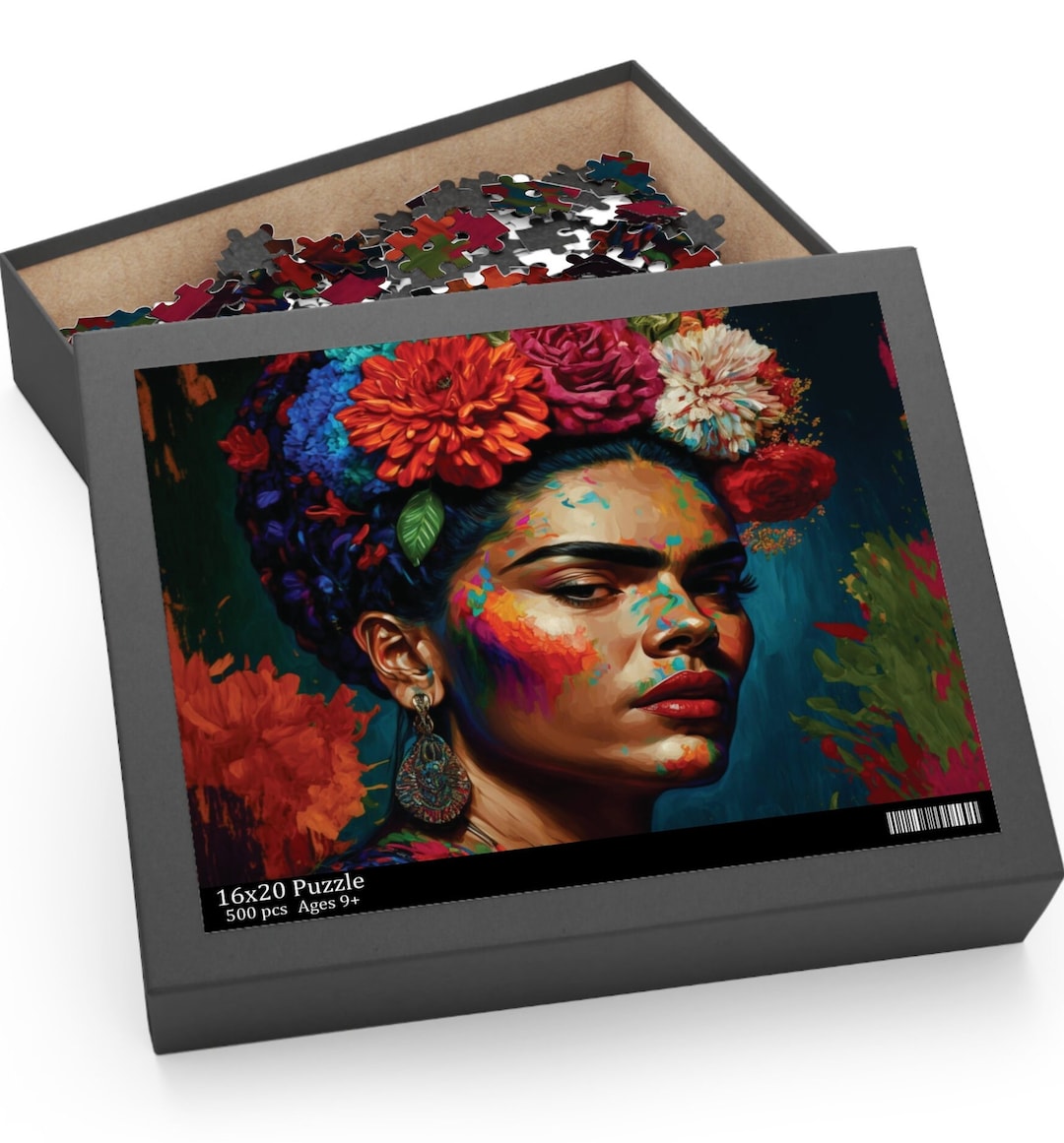 Frida Kahlo Puzzles Mexican Art Jigsaw Puzzle Abstract Art Puzzle 110 ...