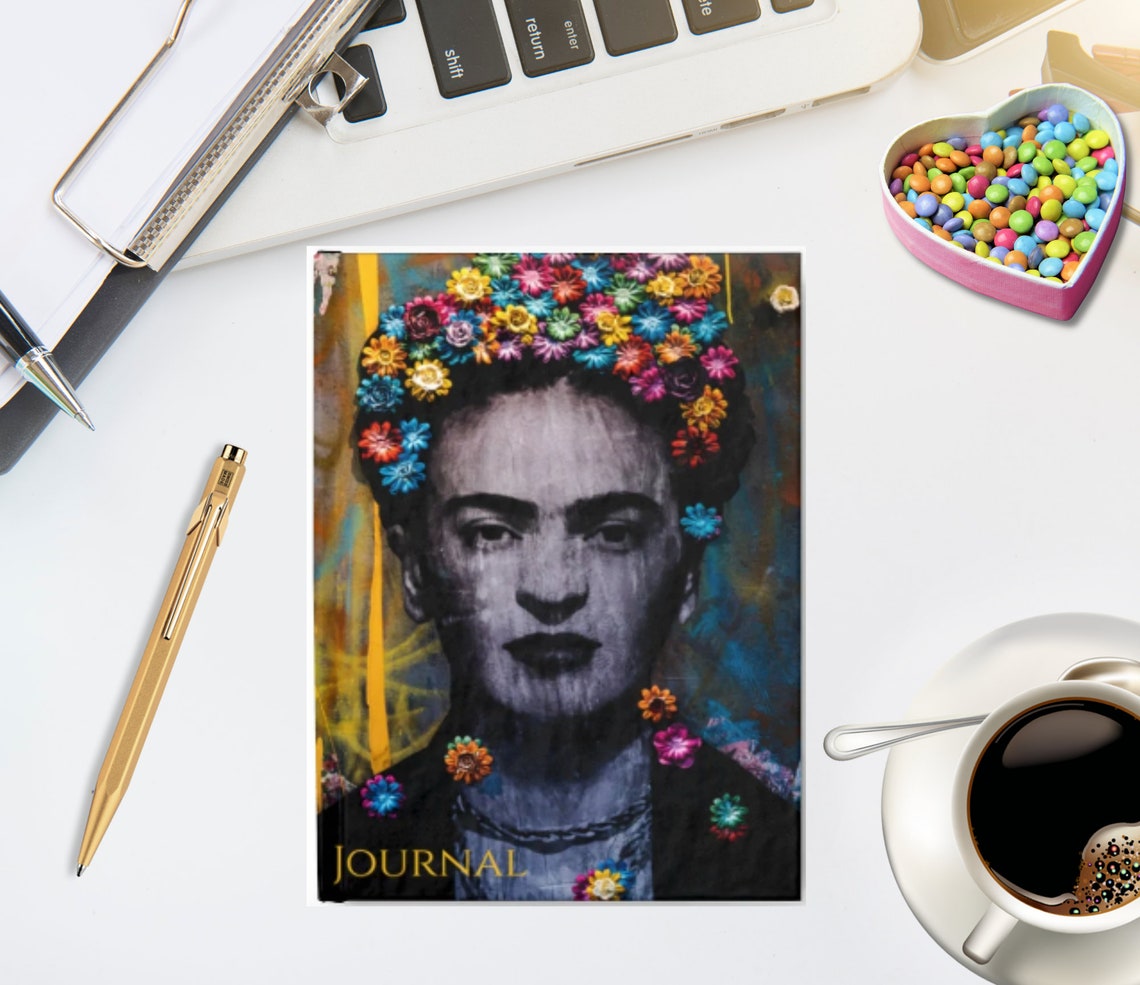 Gratitude Journal Frida Kahlo Diary Manifest Journal Celestial Notebook ...