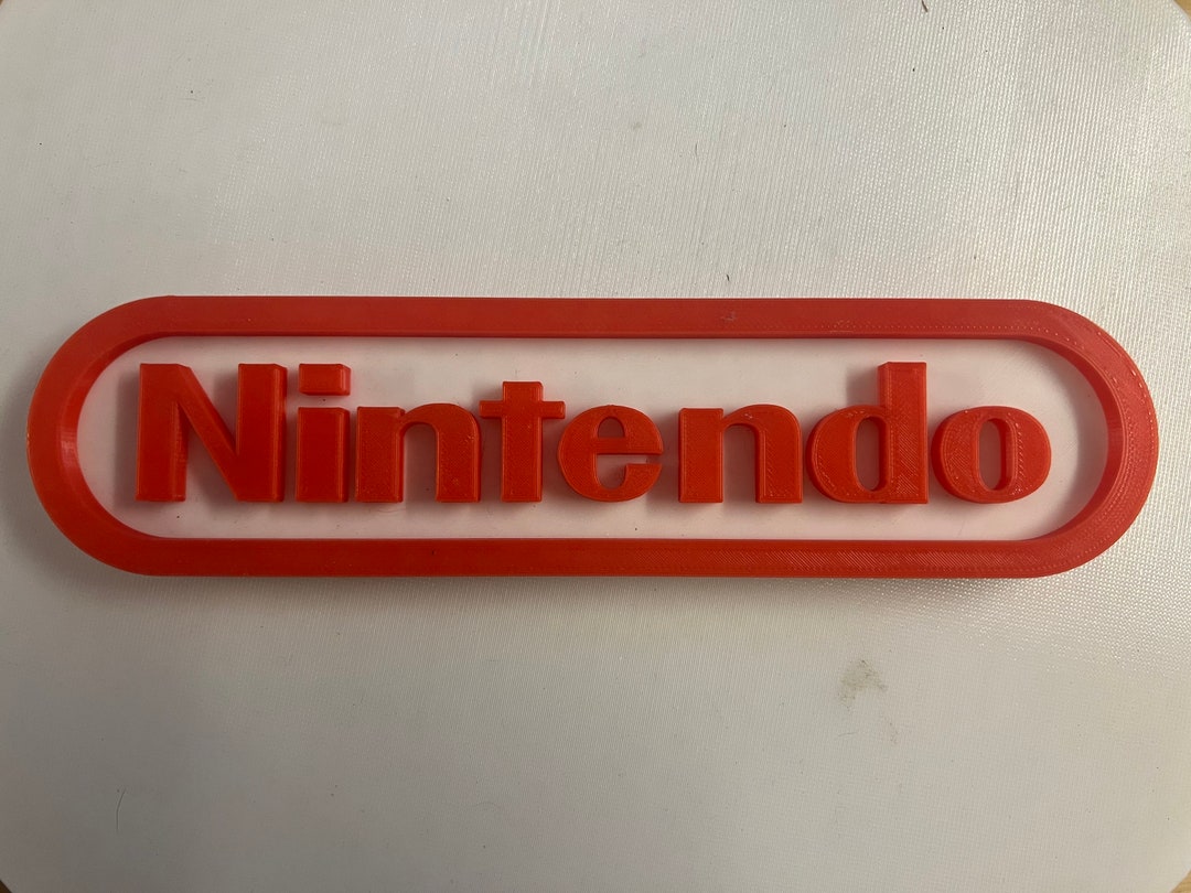 Nintendo Logo. 3d Printed. Wall or Shelf Decor. - Etsy