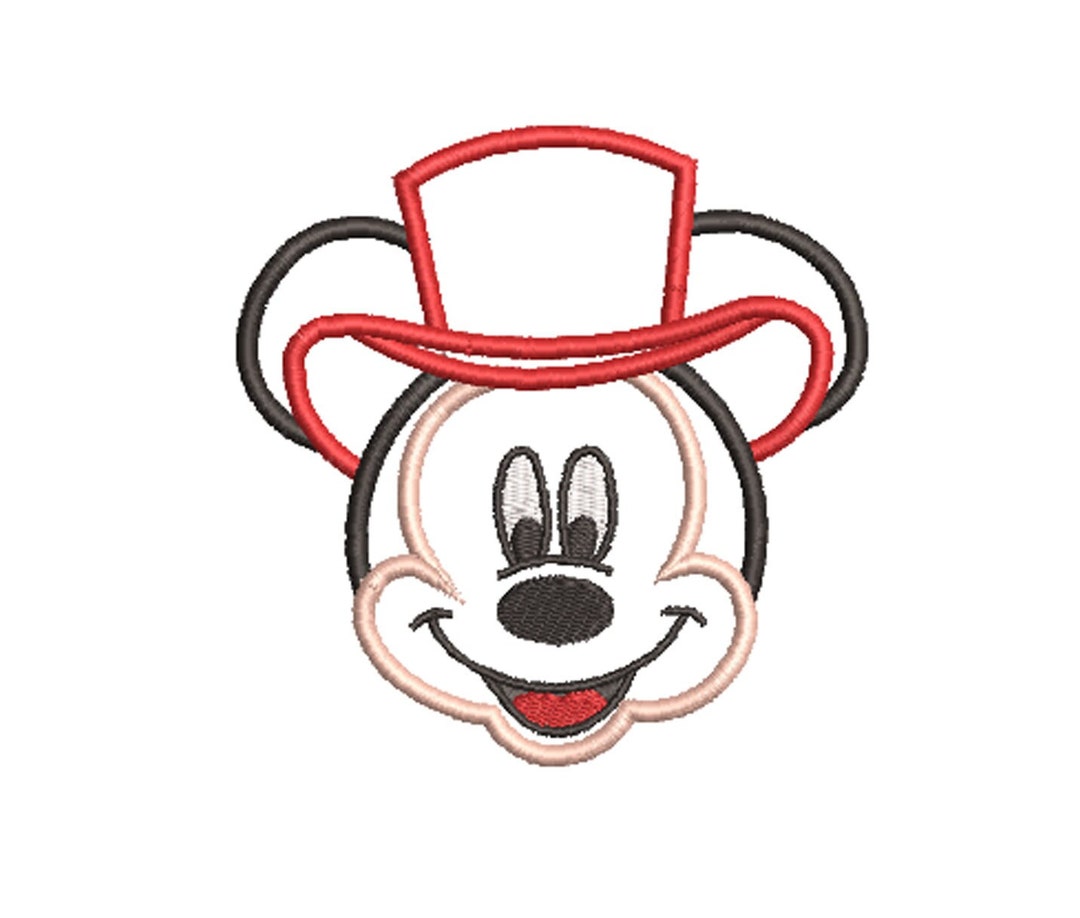 Mickey Mouse Dace Embroidery Design File - Etsy