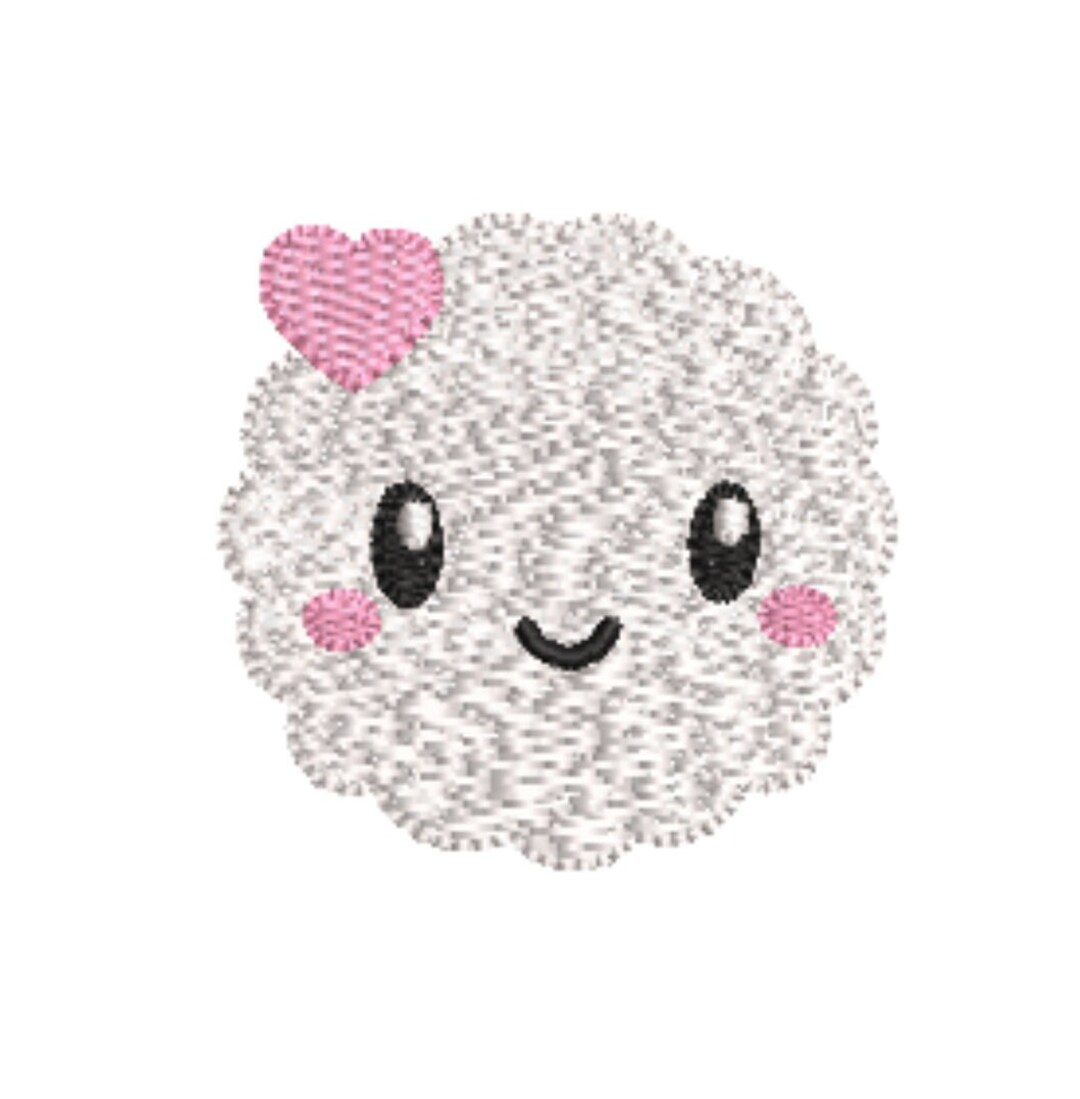Tiny Cloud Embroidery Design File - Etsy