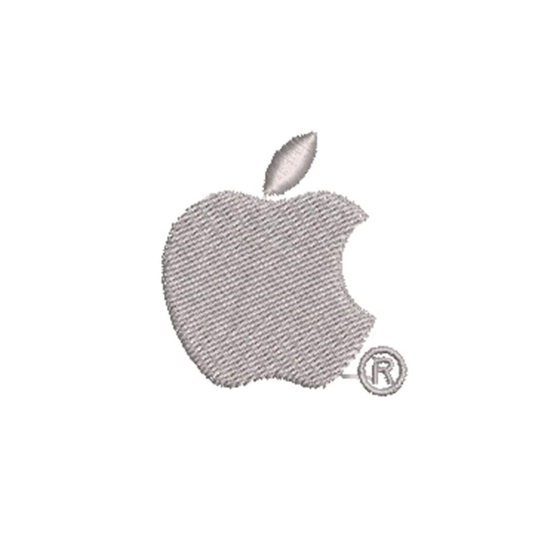 Apple Logo: Embroidery File - Etsy