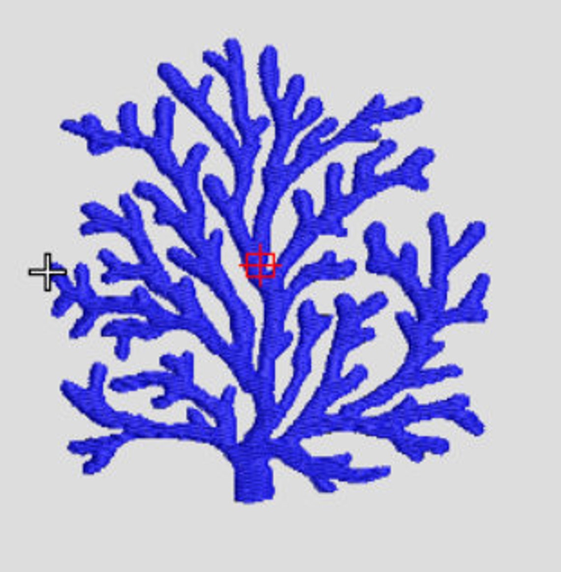 Coral Embroidery Design File | Etsy