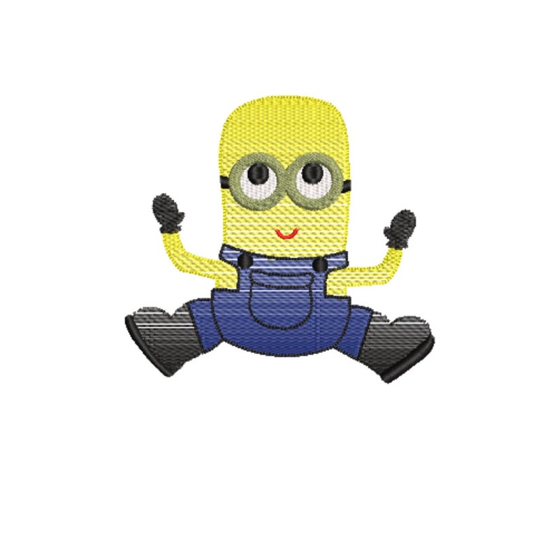 Minion Embroidery Design - Etsy