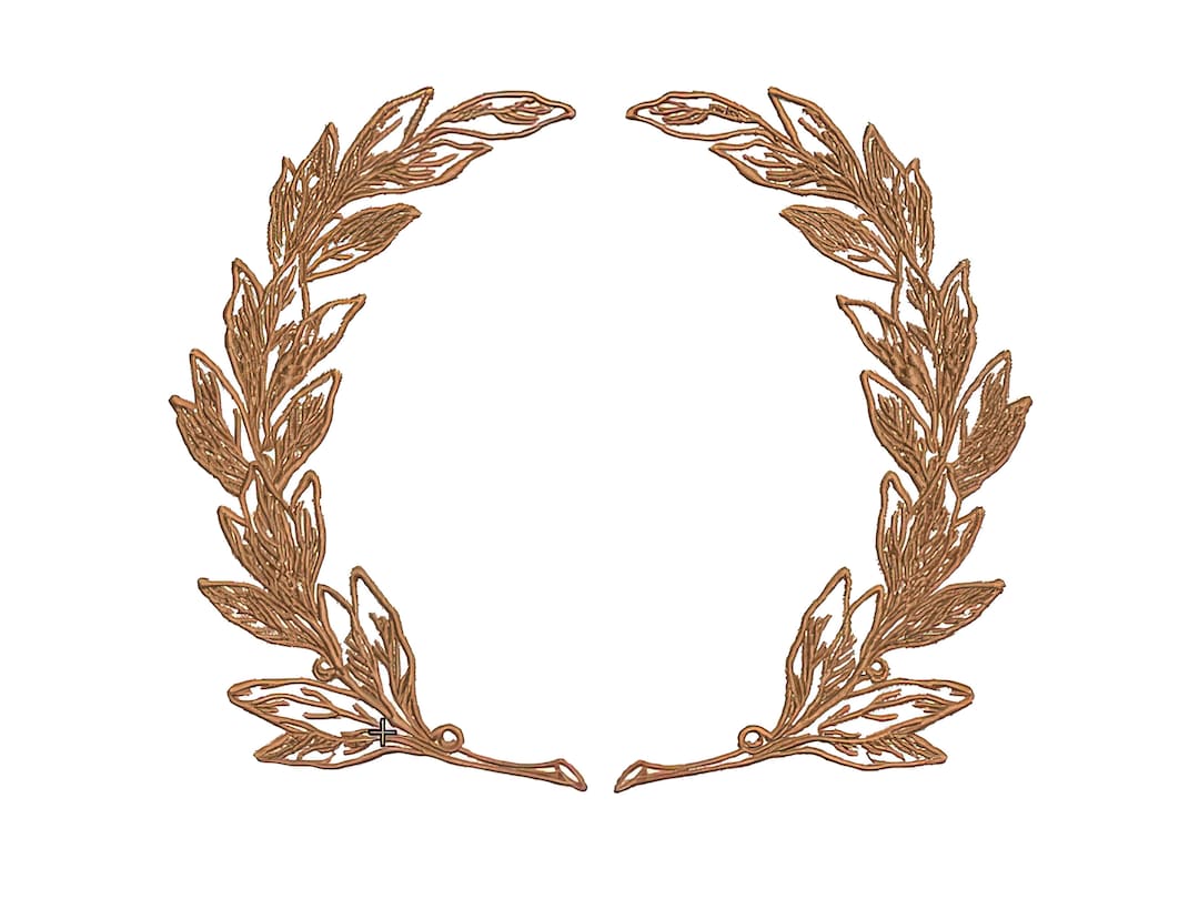 Wreath 2 Embroidery Design File - Etsy