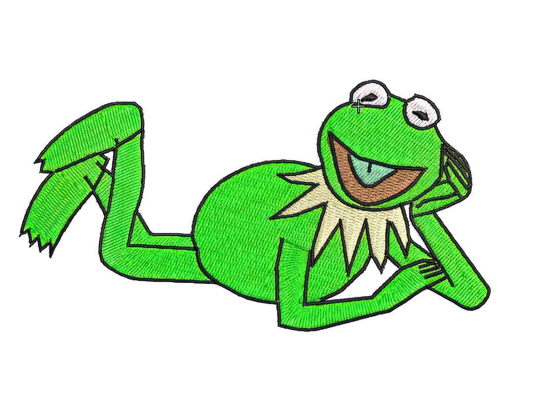 Kermit Embroidery Design File - Etsy